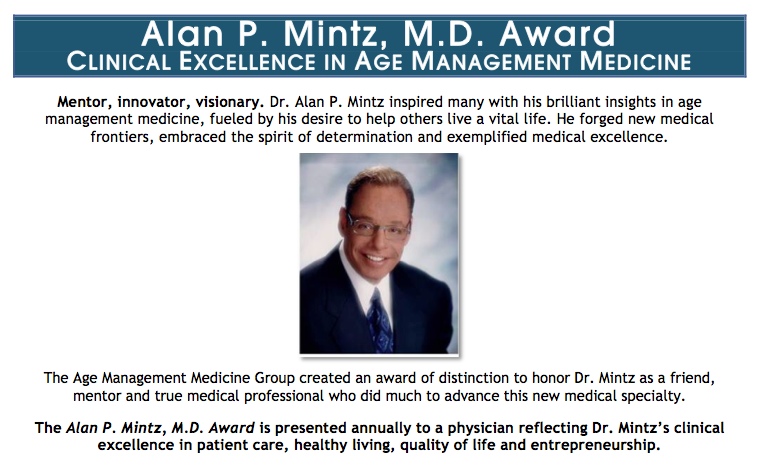 Age Management Medicine Group > About AMMG-History > Alan P. Mintz, M.D ...